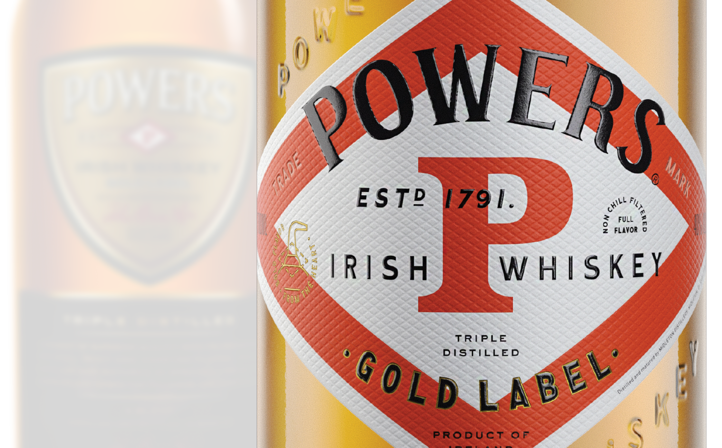 Same award winning whiskey - POWERS Irish Whiskey